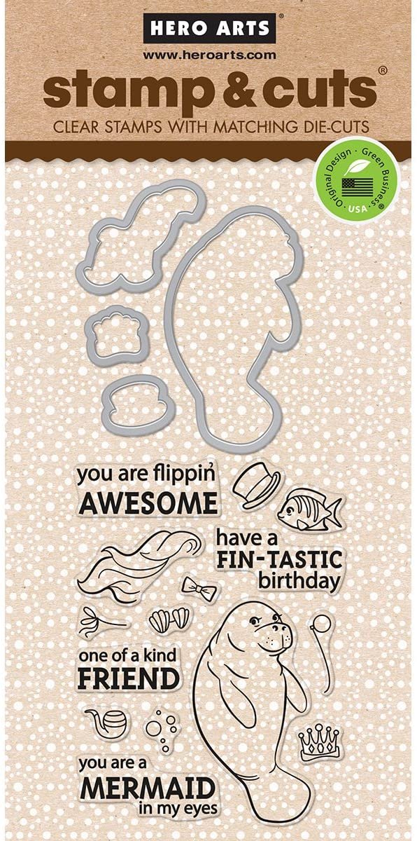 Hero Arts - Manatee Stamp and Cut – Faith and Joy Craft Supply
