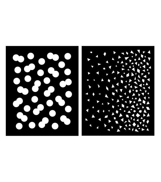Hero Arts - Confetti Stencil Pair – Faith and Joy Craft Supply