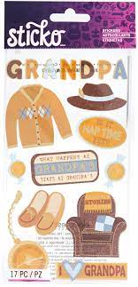 Sticko - Grandpa Stickers – Faith and Joy Craft Supply